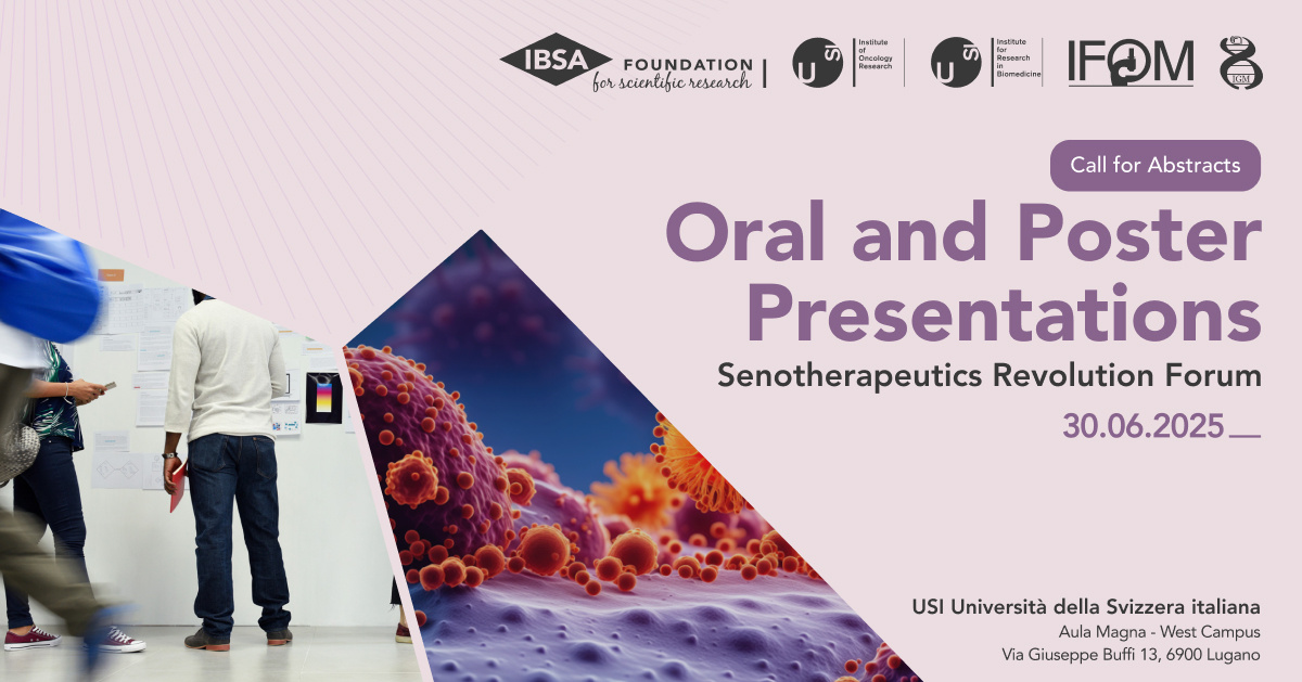 Call for abstracts for oral and poster presentations