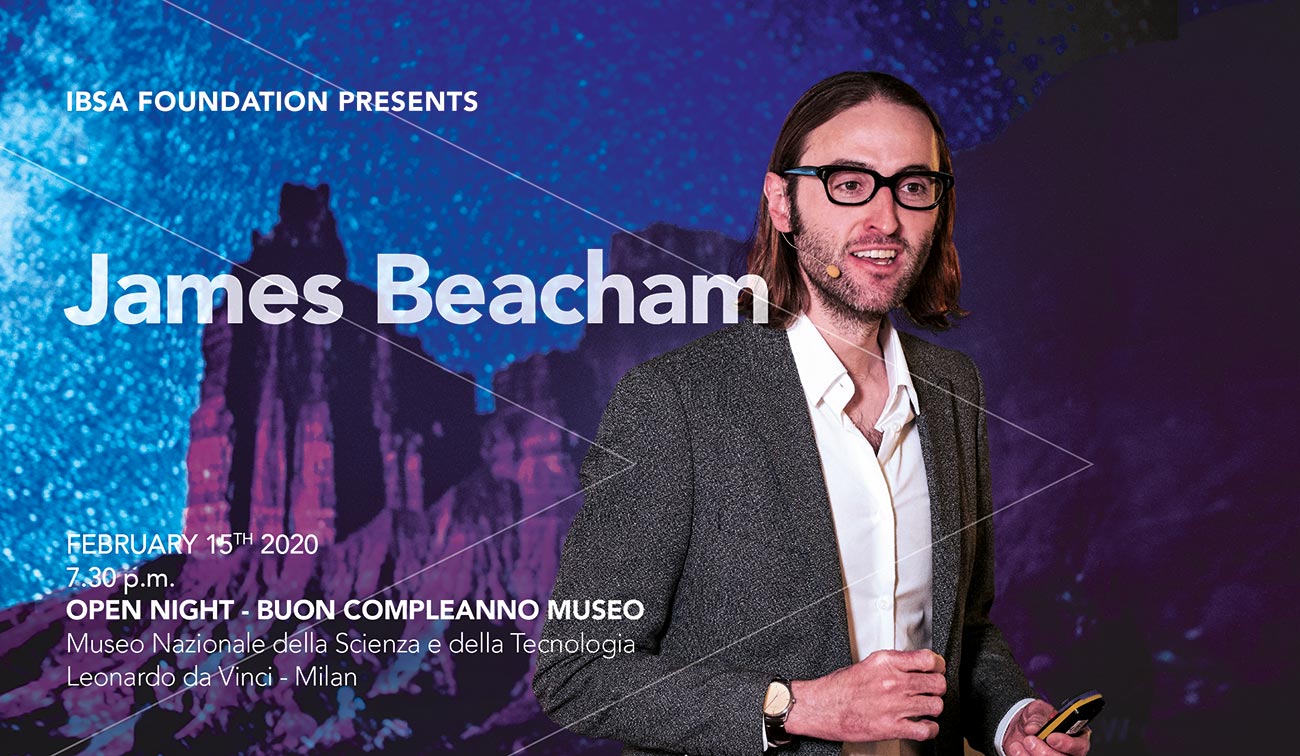 James Beacham at the Open Night in Milan